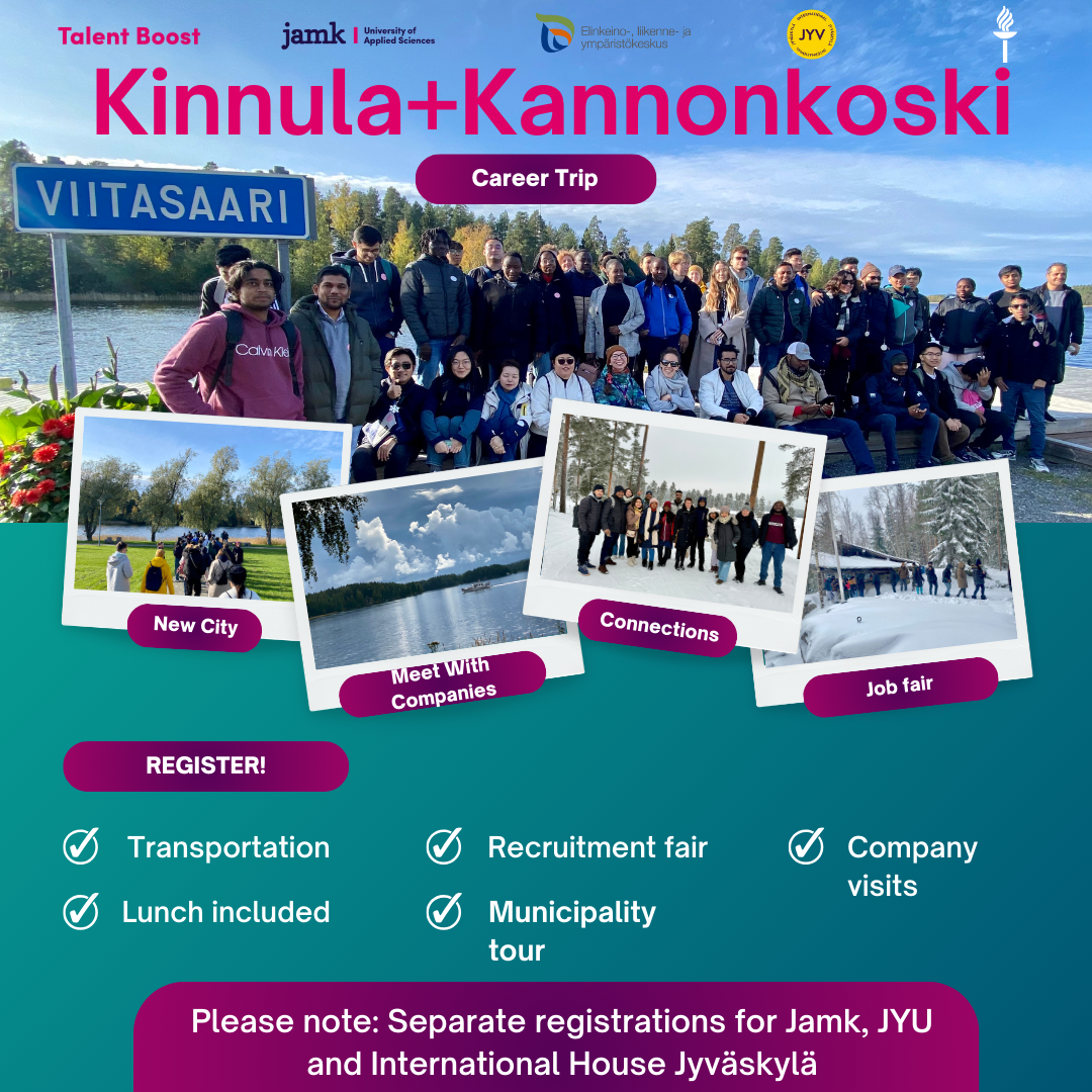 Jamk Talent Boost: Career Trip to Kinnula & Kannonkoski | Jamk